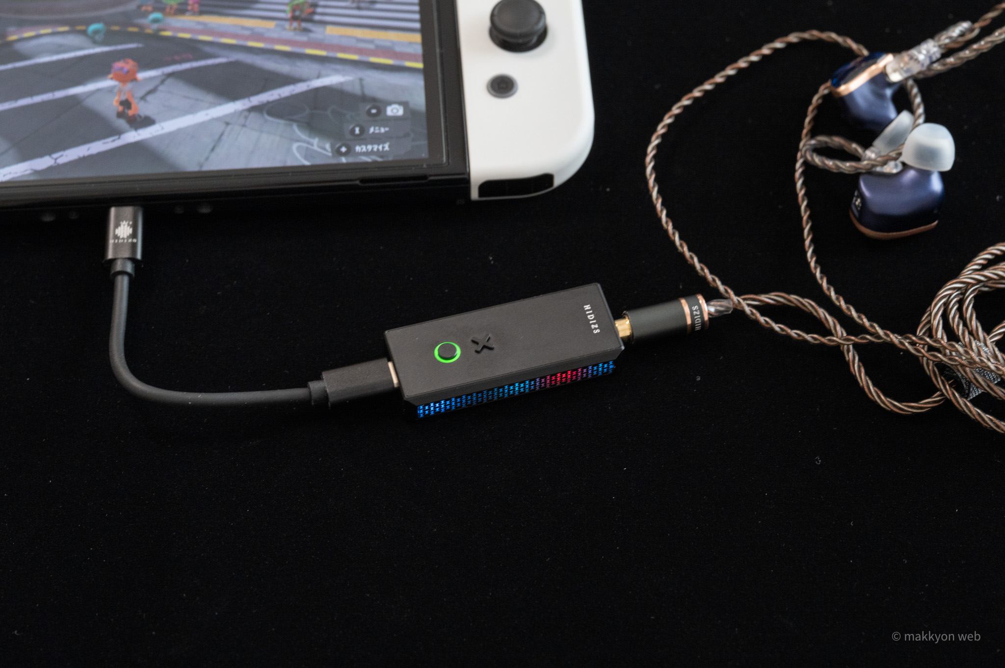 Hidizs XO MQAドングル レビュー／RGB LEDで光る！ゲーミングUSB DAC登場！これはアガる！ | MAKKYON WEB