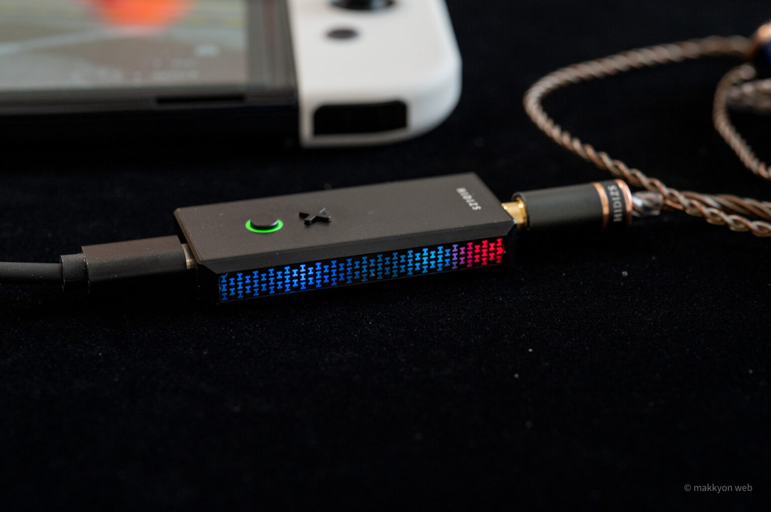 Hidizs XO MQAドングル レビュー／RGB LEDで光る！ゲーミングUSB DAC登場！これはアガる！ | MAKKYON WEB
