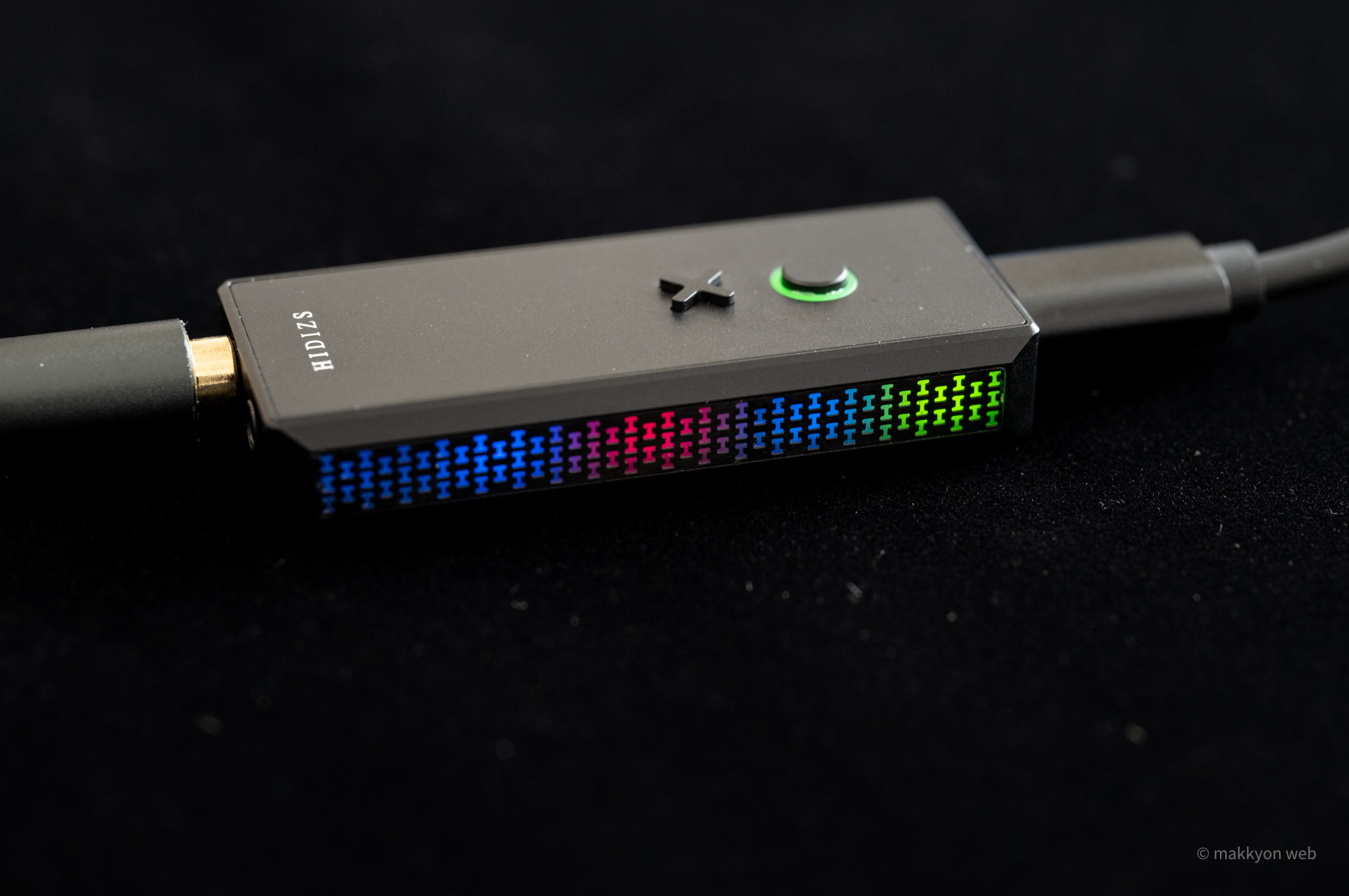 Hidizs XO MQAドングル レビュー／RGB LEDで光る！ゲーミングUSB DAC登場！これはアガる！ | MAKKYON WEB