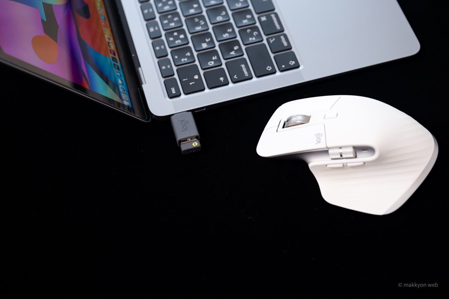 Logi Bolt USBアダプターを、MacBook Air/Proに直接接続する／ロジクール USB-C to Aアダプター ...