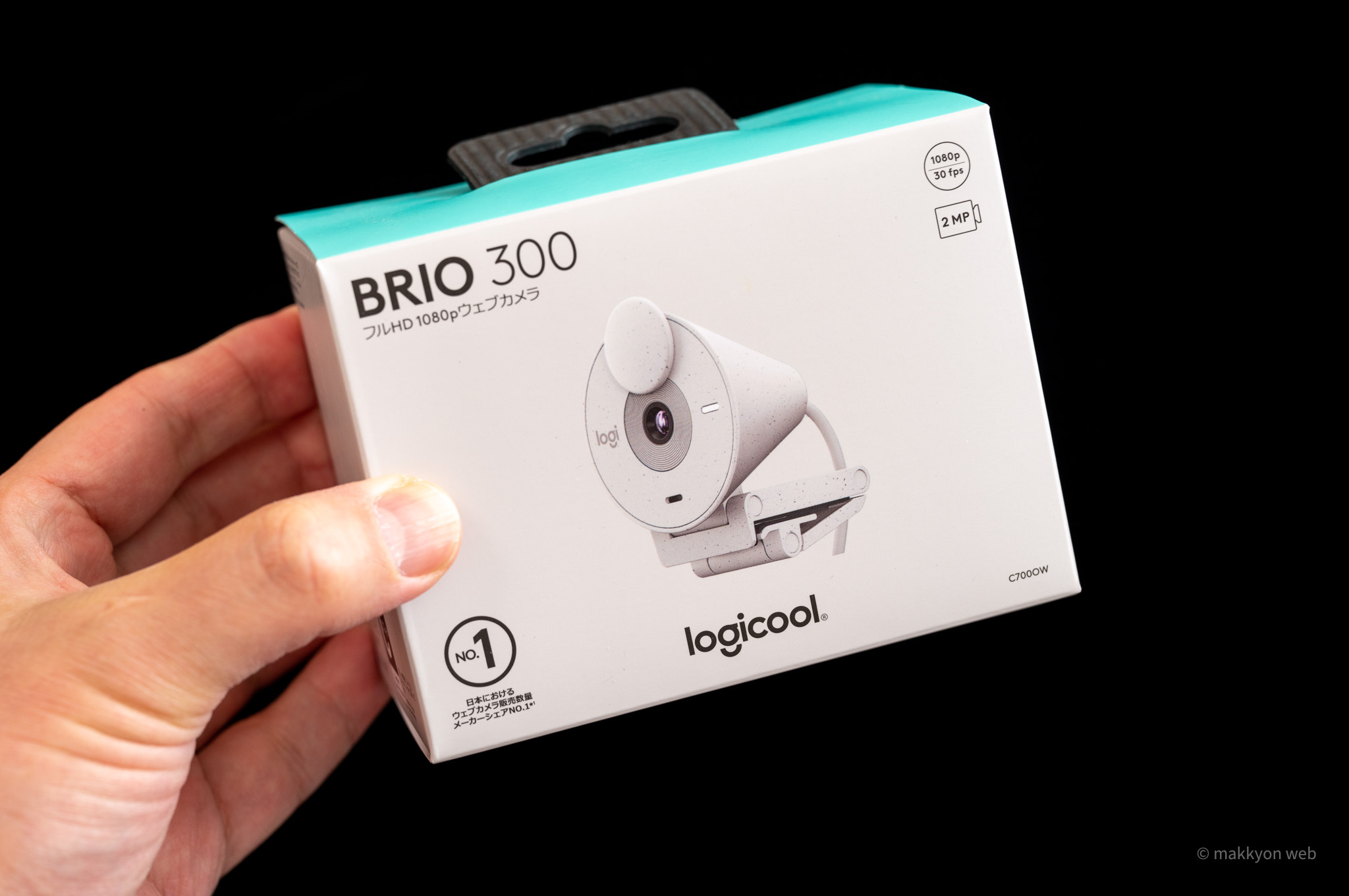 シャッターでプライバシーを保護！小さくて白くて丸いウェブカメラ／ロジクール Brio 300 フルHD 1080pウェブカメラ ...