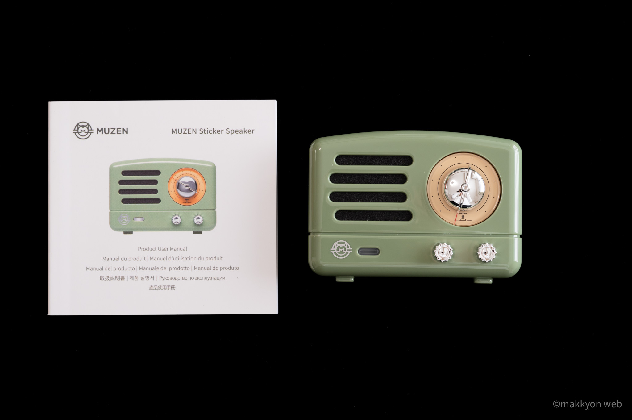 貼ると音が変わる？？マグネットで場所を選ばないスピーカー！MUZEN PETA Bluetoothスピーカーをレビュー | MAKKYON WEB