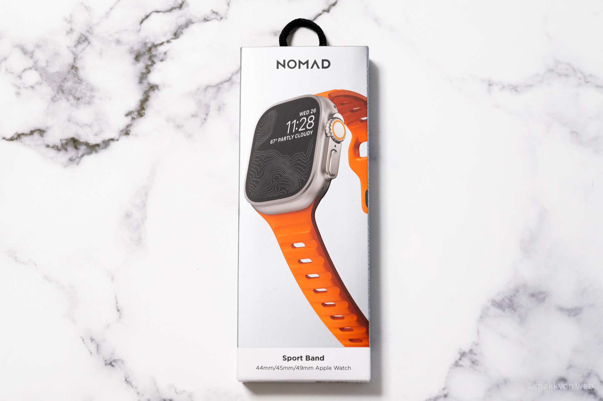 NOMAD Sport Band ウルトラオレンジ／Apple WatchのバンドをUltraっぽく演出する！ | MAKKYON WEB