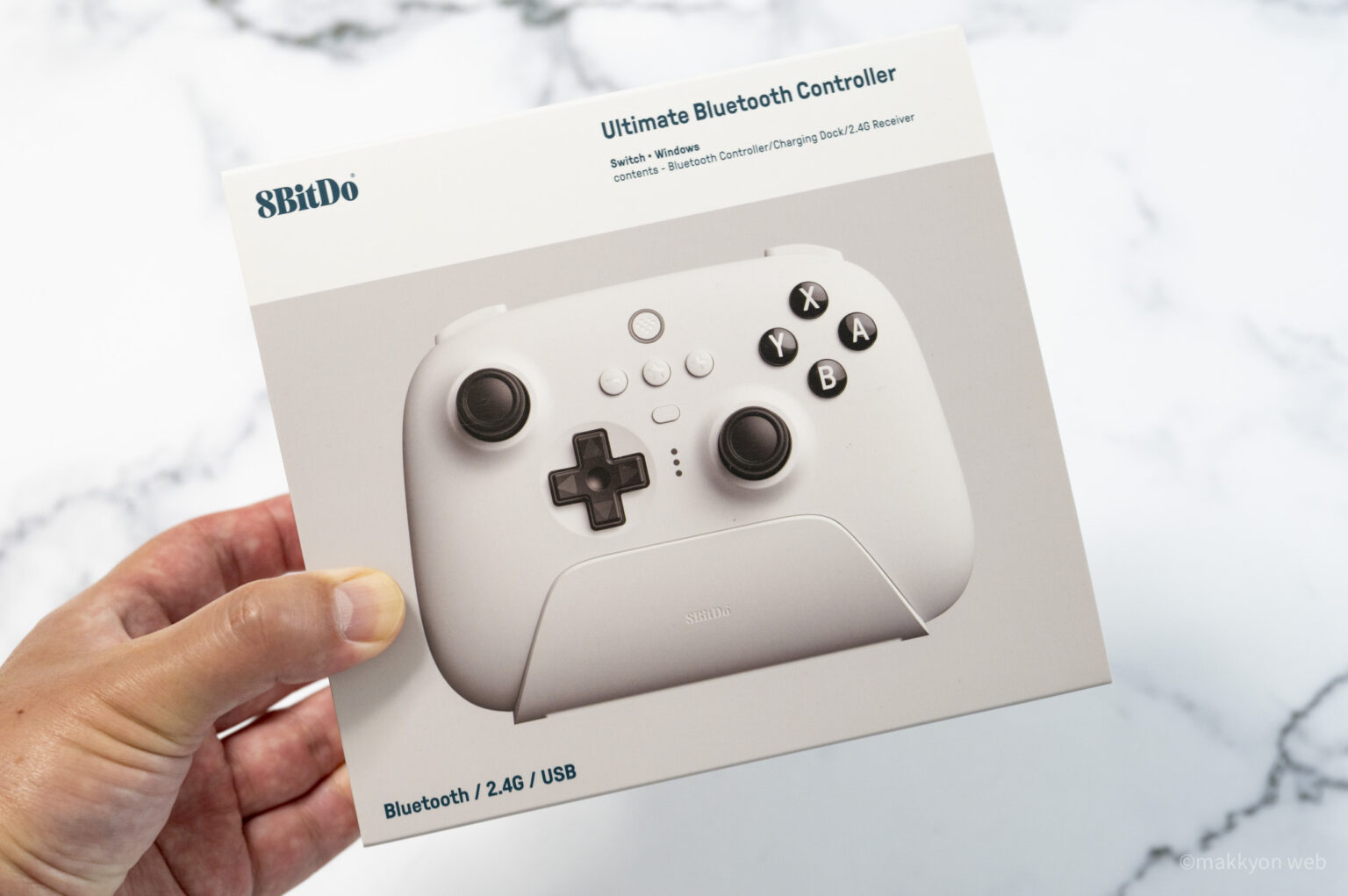 実質的にホワイトのプロコンでは……？ニンテンドースイッチで使える、8bitDo Ultimate Bluetoothコントローラーをレビュー | MAKKYON WEB