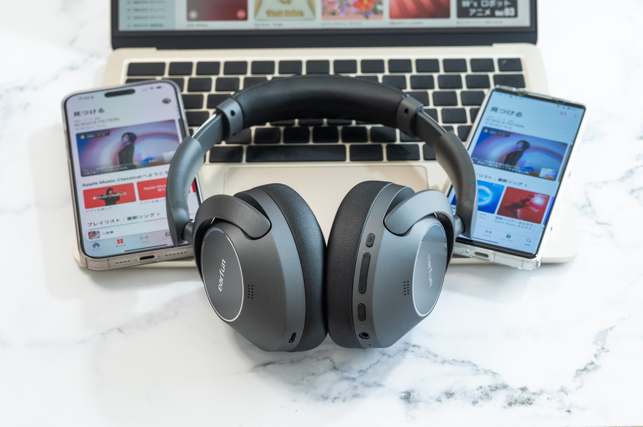 ノイキャン付きで1万円以下！はじめてのワイヤレスヘッドホンにオススメ！軽量・高音質なEarFun Wave Pro レビュー（PR記事 ...