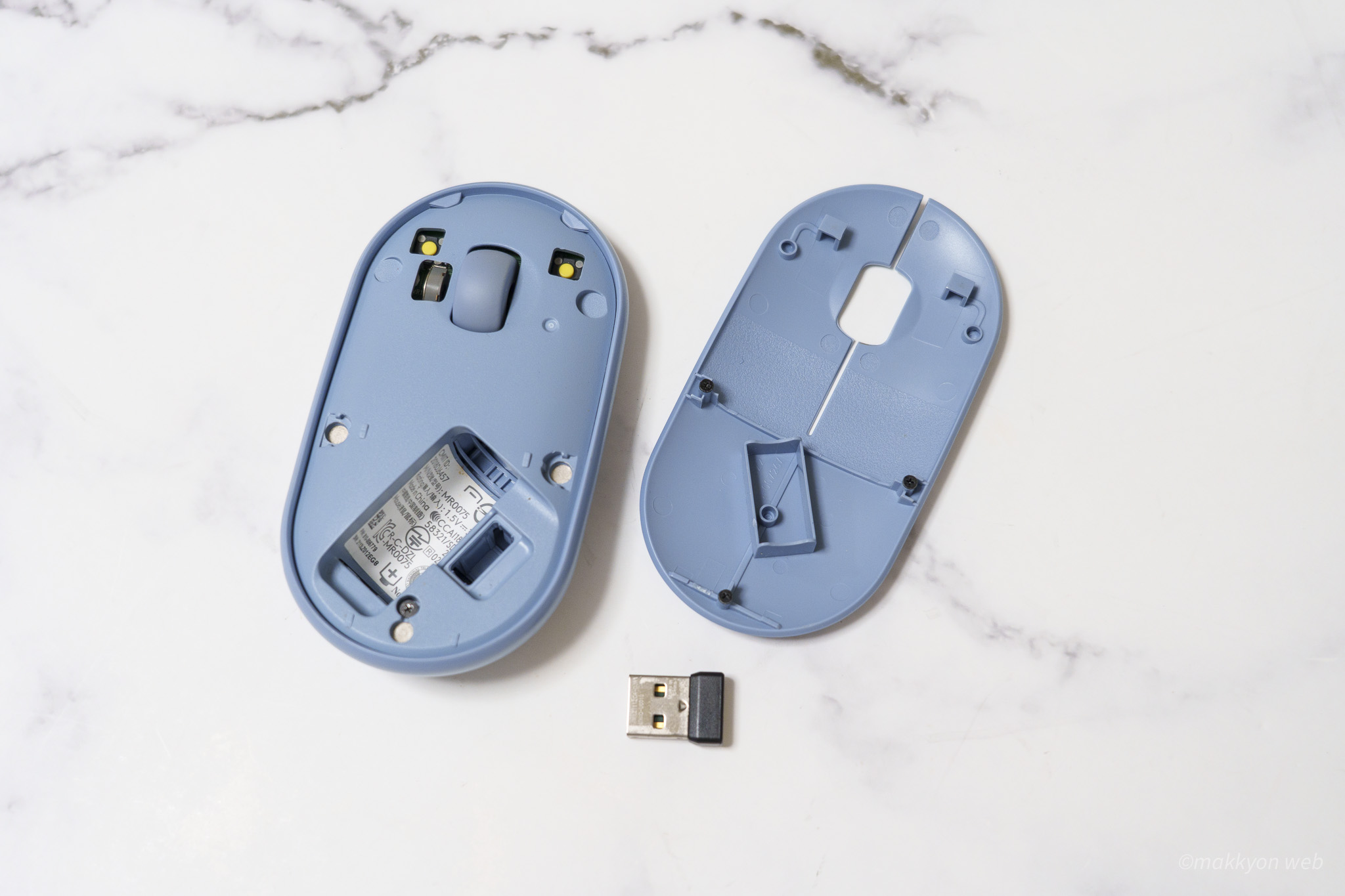 ロジクール Pebble M350 マウスが壊れたので、交換部品のスクロールホイールを取り寄せて修理してみた | MAKKYON WEB